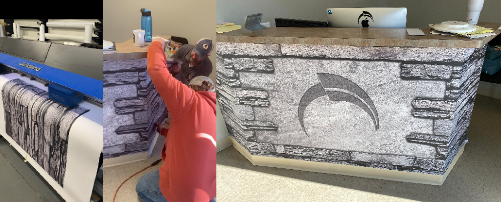 Counter Vinyl Wrap - Digitalartz Sign Studio & Graphics Haus